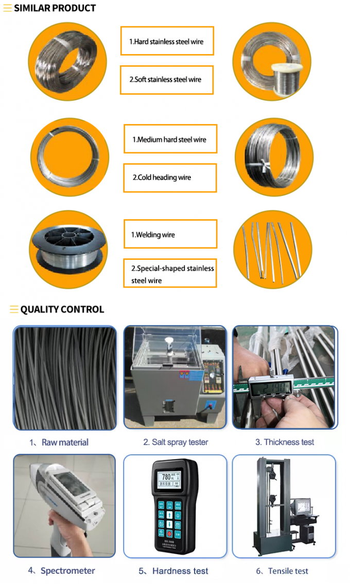 1570N/Mm2 4mm High Tensile Galvanised Wire 304 Stainless Steel Wire